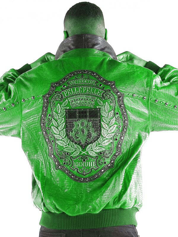 Pelle Pelle Authentic Marc Buchanan Mens Light Green Jacket - PPJ