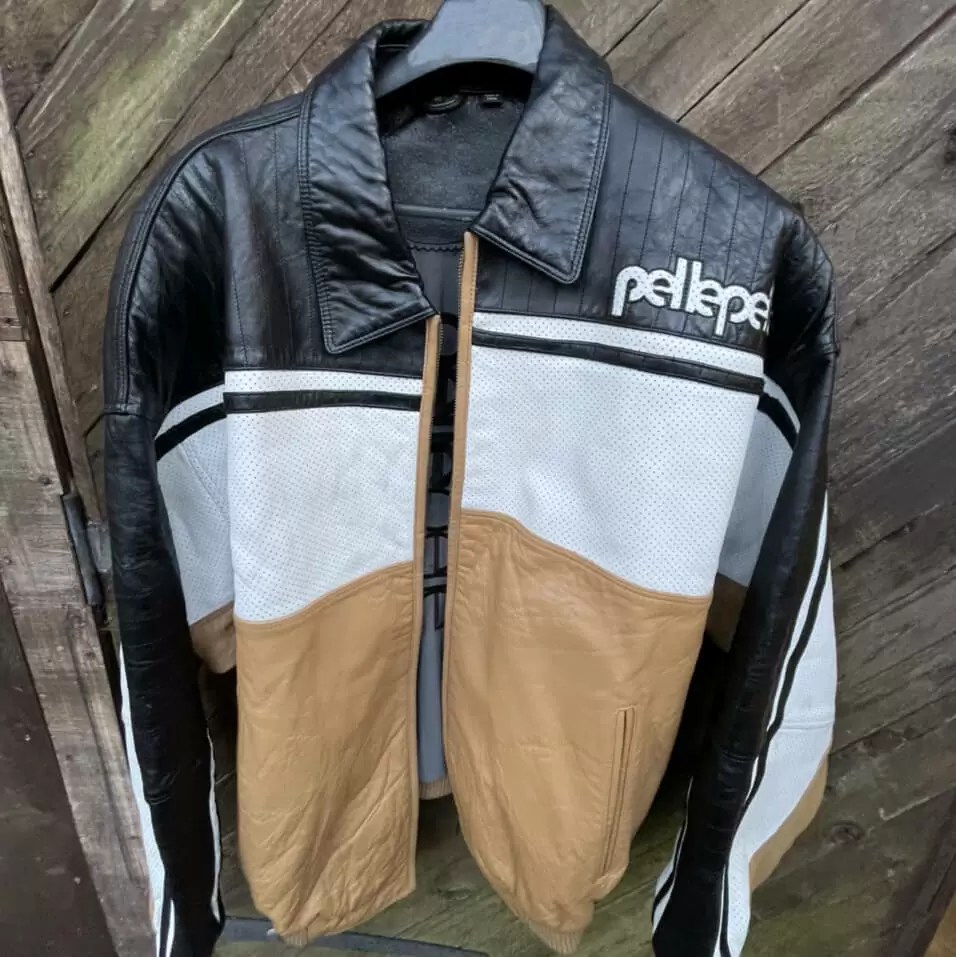 Pelle Pelle Color Blocked Leather Jacket - Pelle Pelle Jackets