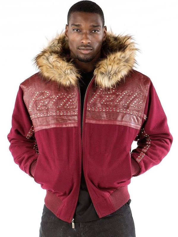 Pelle Pelle Mens Limited Edition Red Jacket - Pelle Pelle Jackets