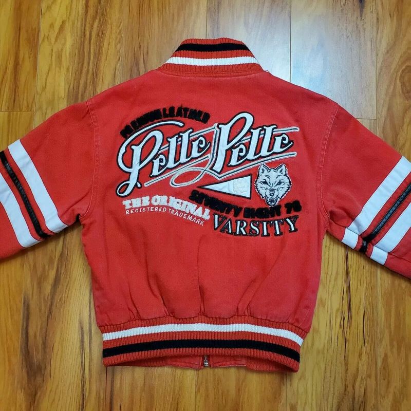 Vintage Red Pelle Pelle Varsity Jacket - PPJ