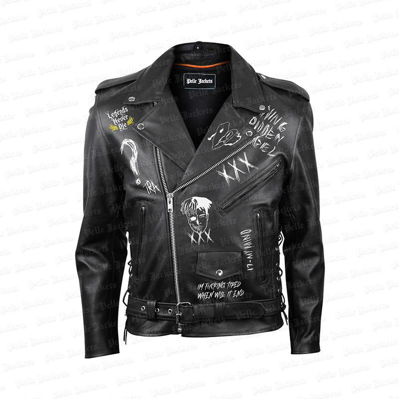 XXXtentacion Legends Never Die Black Leather Jacket - Pelle