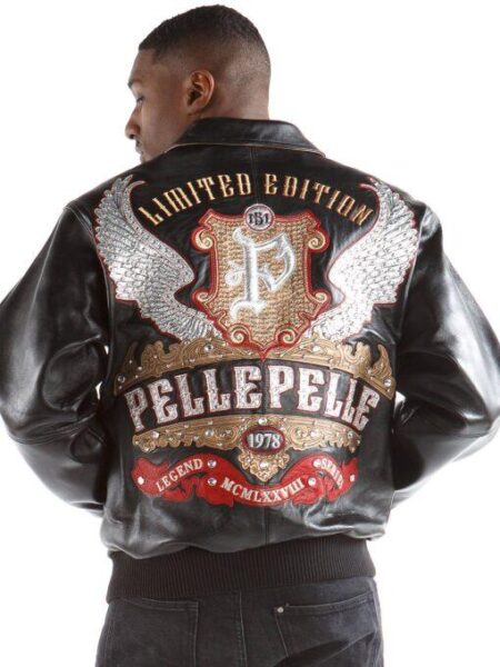 Pelle Pelle Limited Edition Black Leather Jacket - PPJ