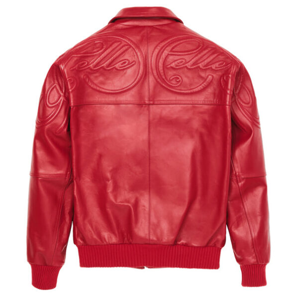 Pelle Pelle Plush Puff Red Jacket - Pelle Jackets