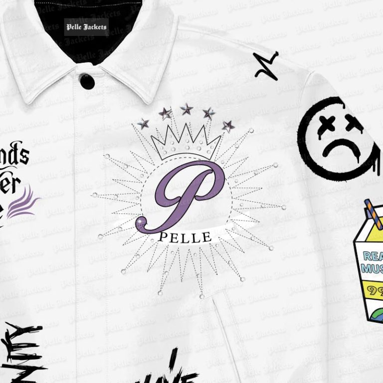 Juice WRLD Legends Never Die White Varsity Jacket - Pelle