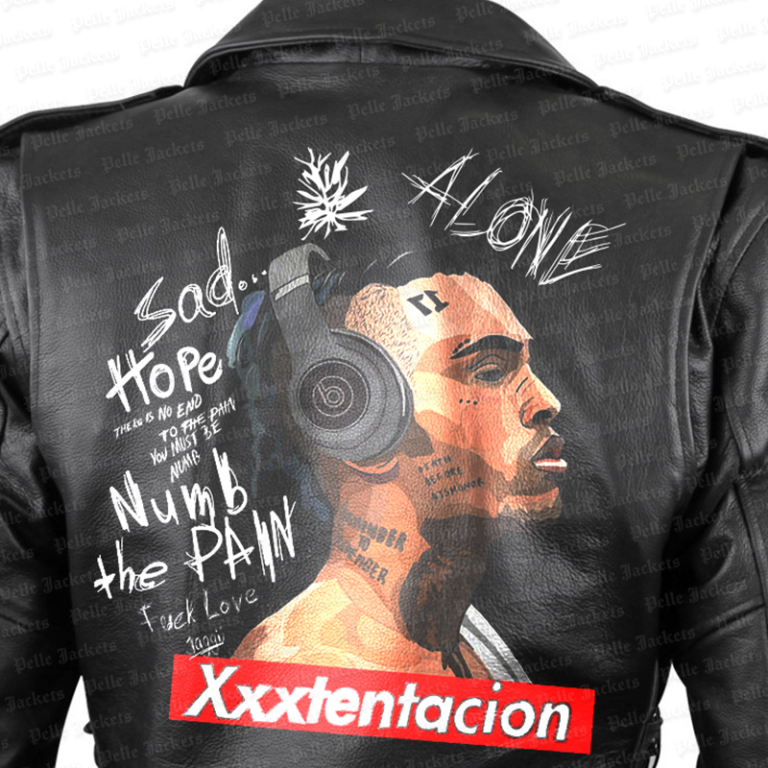 XXXtentacion Legends Never Die Black Leather Jacket - Pelle